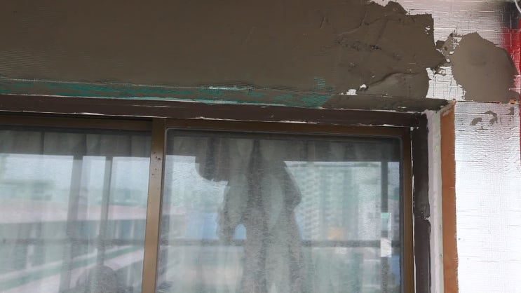 서울 은평 학교 리모델링 외단열 시공 6 준불연 Pf보드 단열재 페놀폼 표준 마감 메쉬 미장 영상3 외벽