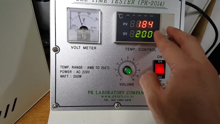 Gel Time Tester Heating Plate / Gel Timer / 동영상 / 겔타임테스터 정밀가열판제작 / 겔타이머 ...