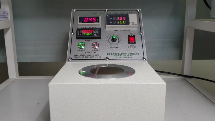 Digital Gel Time Tester Heating Plate / Gel Timer / 간략한설명 동영상 / 디지탈 겔타임 ...
