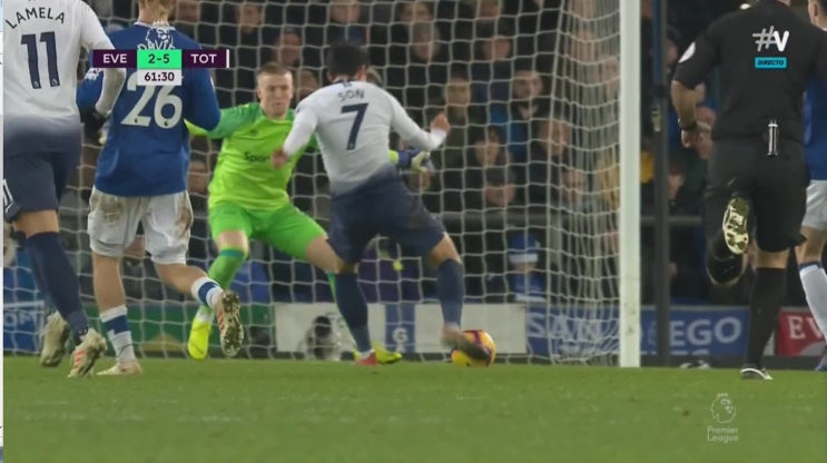 프리미어리그 EPL 18R 손흥민 골 - 토트넘 에버튼 시즌 8호골 폭발!!! : 네이버 블로그