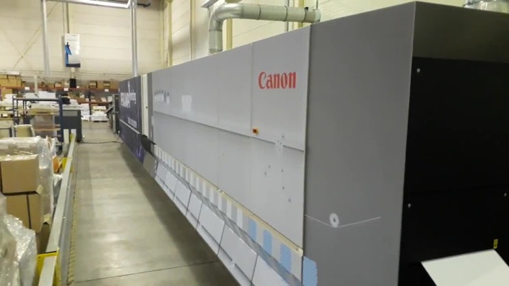 오세(Oce) 프로스트림 컬러디지털윤전 (ProStream-1000)영상 : 네이버 블로그