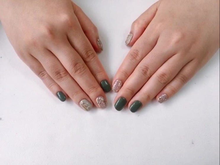 BiNi_Nail_자개네일 : 고급스러운 분위기의 풀아트 : 네이버 블로그