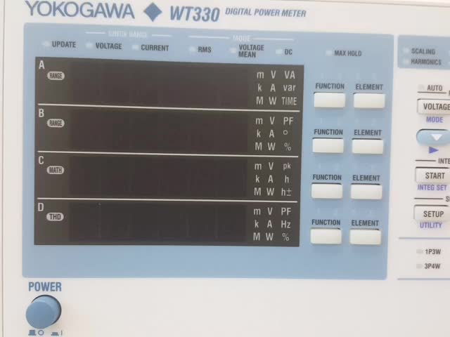 중고 파워 아날라이저 요코가와 WT330 3상4선 대응 3채널 제품 판매 : 네이버 블로그