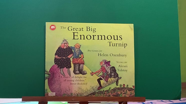 집콕!!! 영어동화 놀이 - the great big enormous turnip 아주 어마어마하게 큰 무 이야기 ...