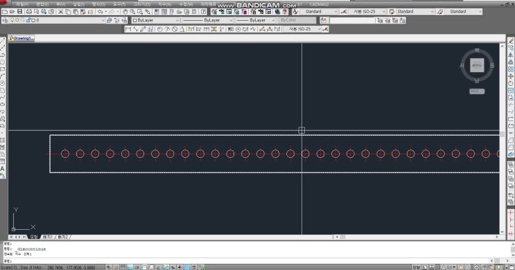 [AUTO CAD] 명령어 알아보기 치수 입력(dimlinear, dimaligned, dimbaseline ...
