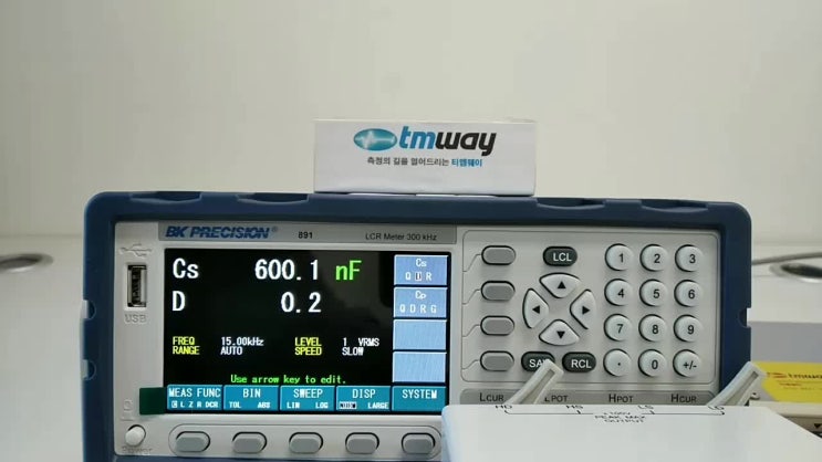 BK PRECISION 전문판매 티엠웨이 BK 891 측정아이템 변경해보기 : 네이버 블로그
