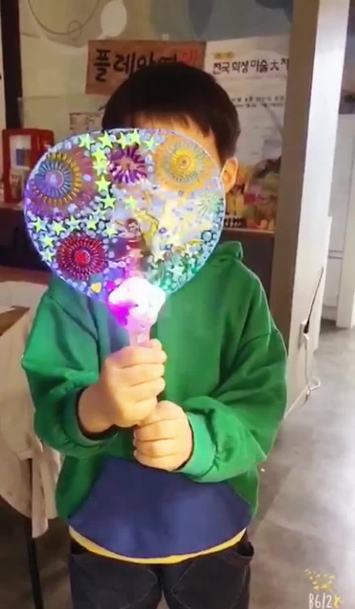 갑자기 더워진 날씨 번쩍번쩍 Led부채만들기로 인싸되는법 평촌의왕 초등미술 플레아띠 네이버 블로그