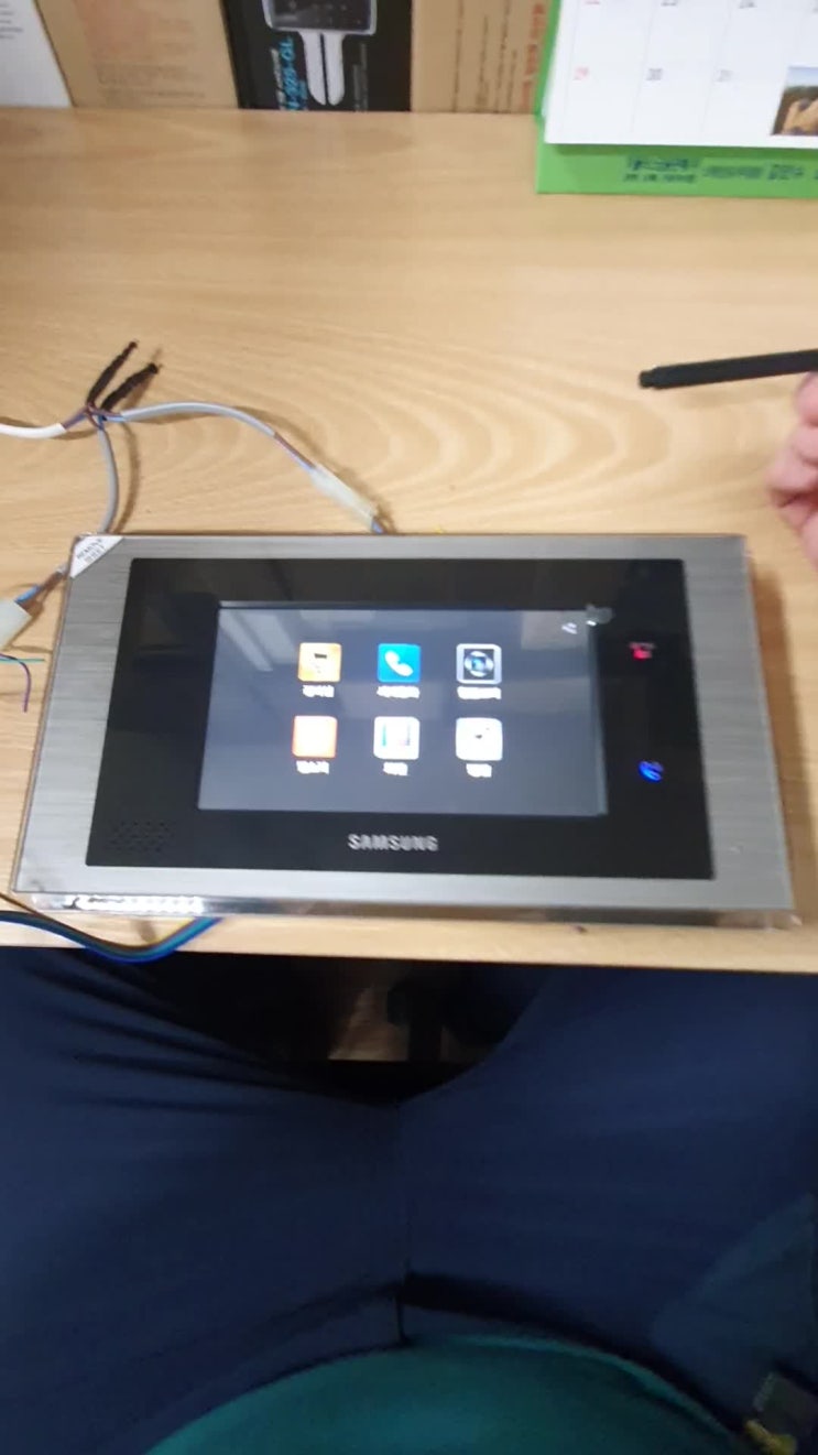 삼성비디오폰 자가설치 셀프설치 디지털방식 SHT-3527XM 세대번호설정 ID셋팅방법 : 네이버 블로그