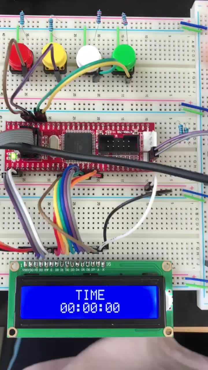 [AVR][ATmega 128] 스탑워치 만들기 - LCD, 텍트 스위치 사용 : 네이버 블로그
