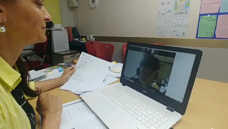 코로나휴원 온라인수업 화상수업안내ㅡ남양주마석영어수학학원 이보영의토킹클럽인스타학원 네이버 블로그