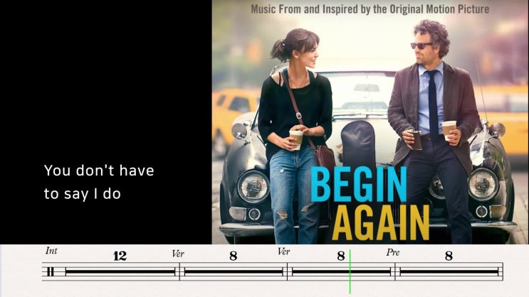 Begin Again OST - Tell Me If You Wanna Go Home [드럼 커버 연주 악보 가사 이자연 Drum ...