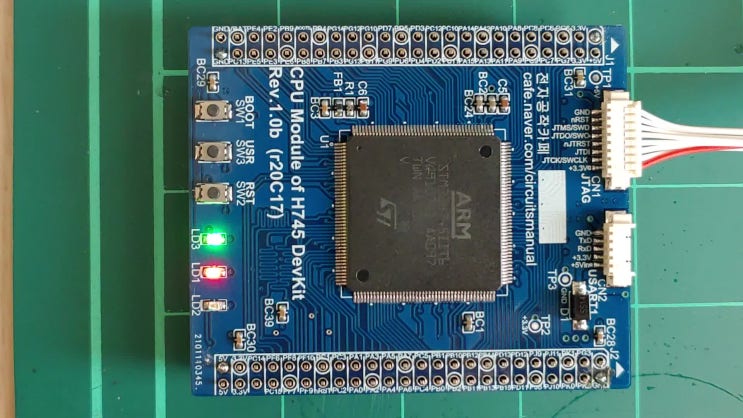 STM32H745 M4/M7 Dual Core 동작확인 : 네이버 블로그