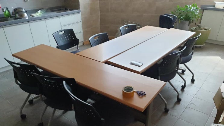 부산 중고 수강용테이블 연수용테이블 매입 작업 네이버 블로그