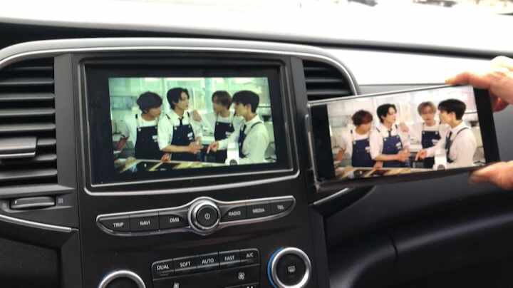 SM6 미러링 네비게이션 매립 & 후방카메라 장착 / JY T6000 : 네이버 블로그