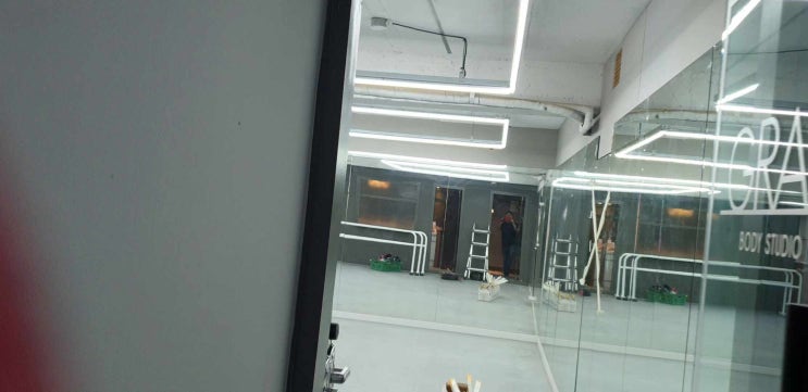강남라인조명 신사동연습실조명 Led라인조명으로 노출천정 댄스연습실조명 시공하기 네이버 블로그