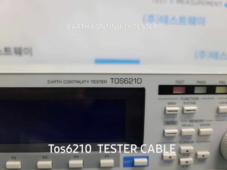 [중고계측기판매]KIKUSUI TOS6210 EARTH CONTINUITY TESTER/접지도통시험기 전류 AC6~60A 안전 ...