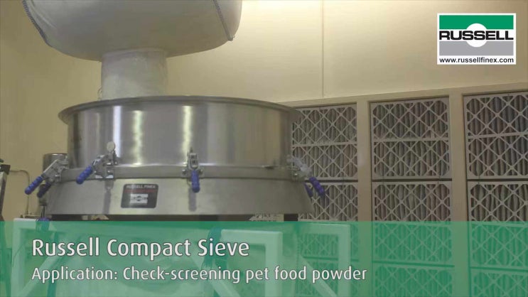 [RUSSELL, 러셀] Compact Sieve(사료여과기,사료선별기,진동시브) : Animal Feed(동물사료) 선별 영상 ...