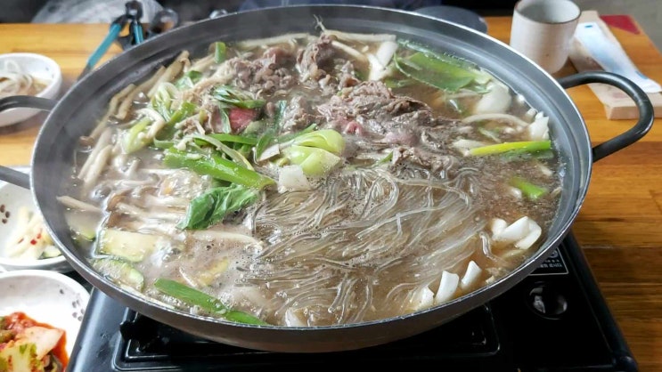 청도 소고기 맛집 참다운 한우 한우전골 무한리필 And 육전 육회 내돈내산 후기 네이버 블로그