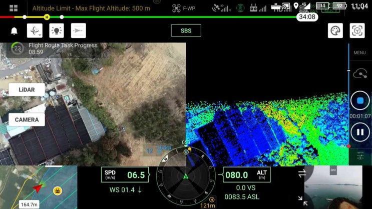M300 Lidar 촬영 모습 : 네이버 블로그
