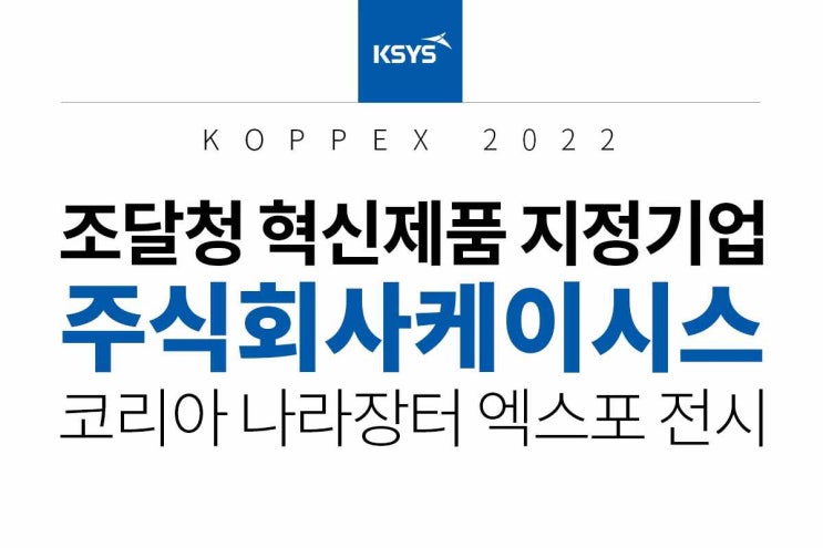 나라장터엑스포 케이시스 혁신제품 Led전광판 특별전시홍남기 부총리 네이버 블로그