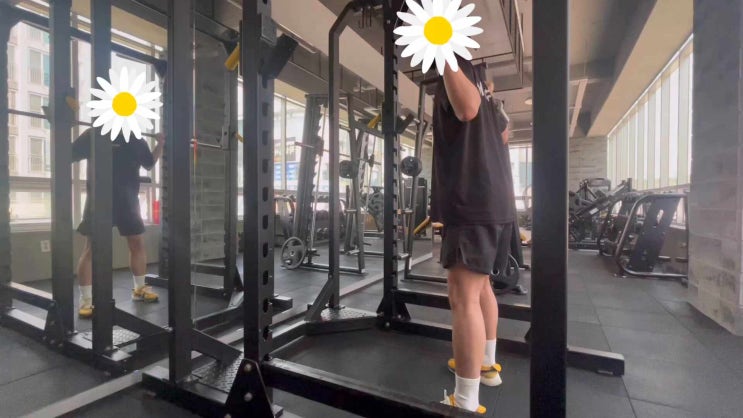 수완지구 개인pt 마른체형남성 벌크업 근력운동 Maxfit 바벨스쿼트 덤벨숄더프레스 어깨운동 인바디체크 3주차 4kg증량중