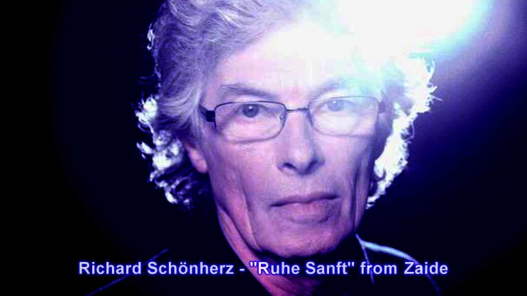 리처드 쉔헤르츠(Richard Schönherz) - 모차르트, "Ruhe Sanft(편히 쉬어요)" from Zaide(자이데 ...