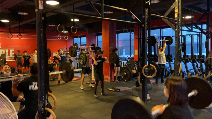 울산 남구 삼산동 크로스핏 빌리버블 6월 23일 목요일 운동부트캠프다이어트근력체력 증진몸짱헬스pt 그룹pt웨이트