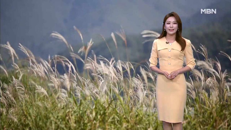MBN 정예은 기상캐스터 220922 : 네이버 블로그