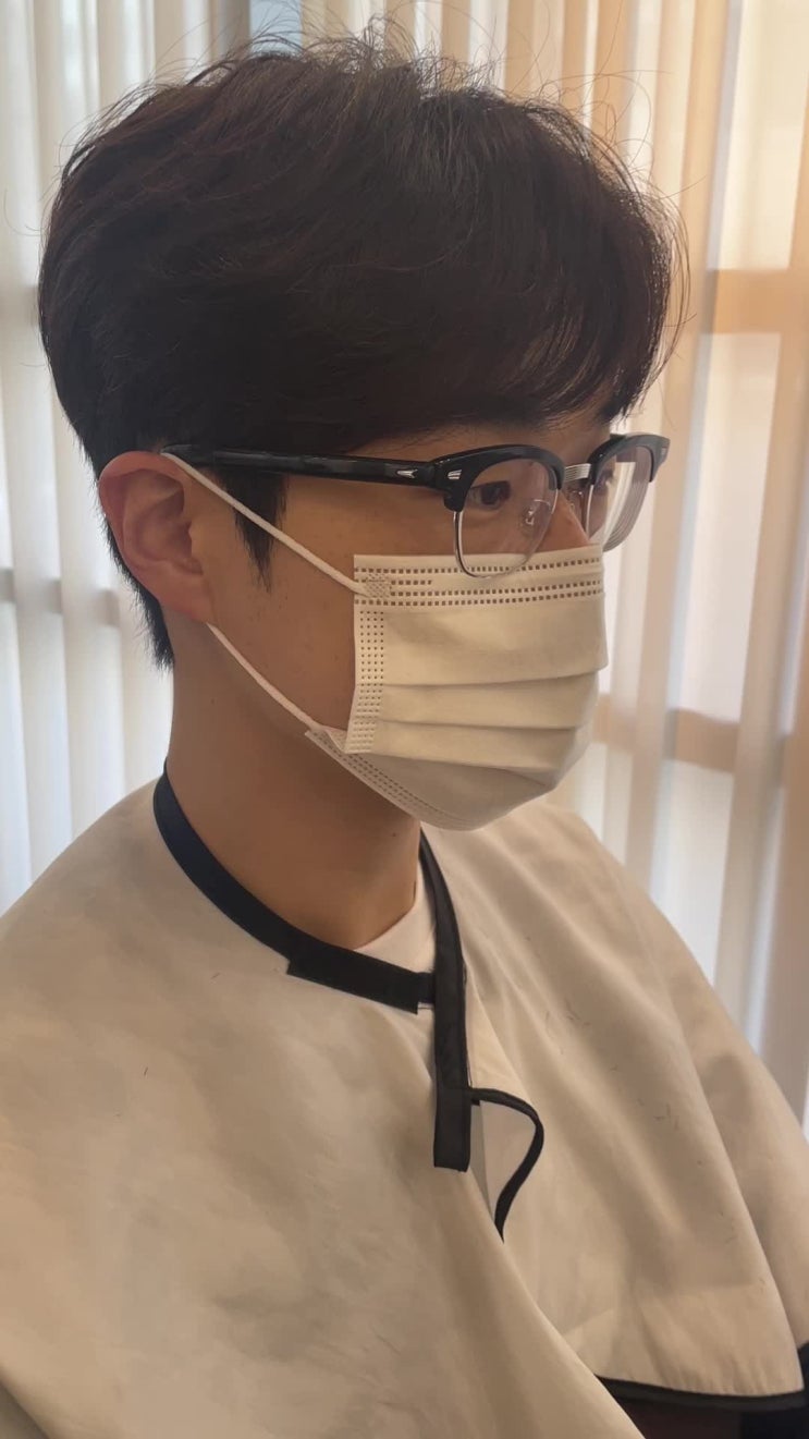 2022겨울 남자 머리 애즈 펌 노원 미용실 백억 디자이너 네이버 블로그