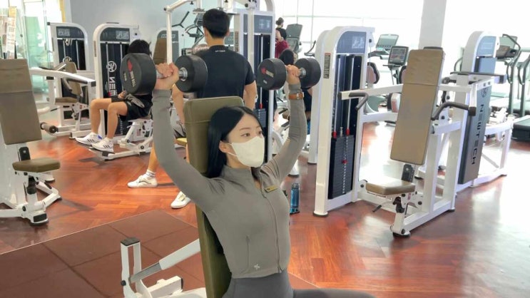 여리여리한 직각 어깨 만들고 싶다면 덤벨 숄더프레스 스포데이 용이점안성헬스장공도헬스장용이동헬스장평택피티안성피티