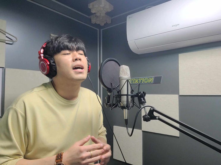 응암역 스튜디오 노래방 랩스테이션에서 전문 음향장비로 커버 영상 제작 이색 혼코노 추천 All Of Me 화조도