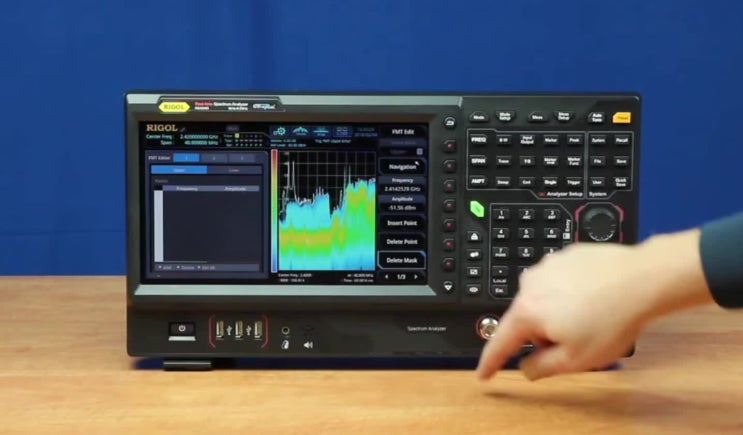 리골(Rigol) FMT(Frequency Mask Trigger) 주파수 마스크 트리거 용도(Application) 및 사용법 ...