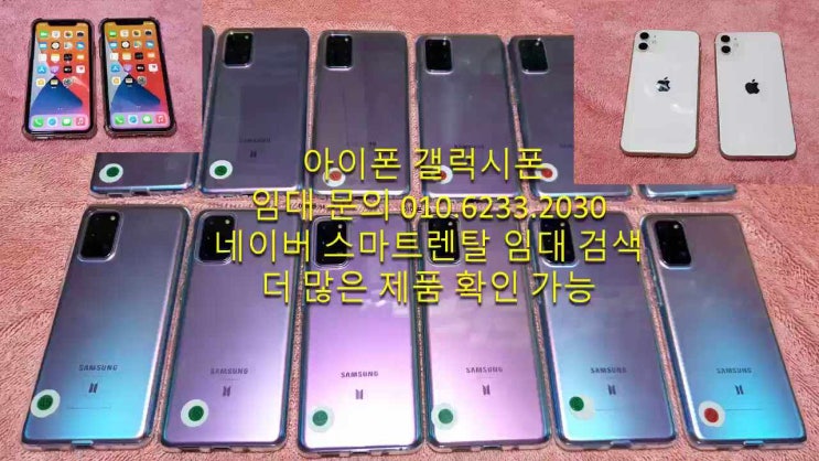 아이폰 갤럭시s 스마트폰 유심카드 임대렌탈대여 010.6233.2030 : 네이버 블로그