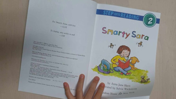 [초1] Step into reading 2 - Smarty Sara : 네이버 블로그