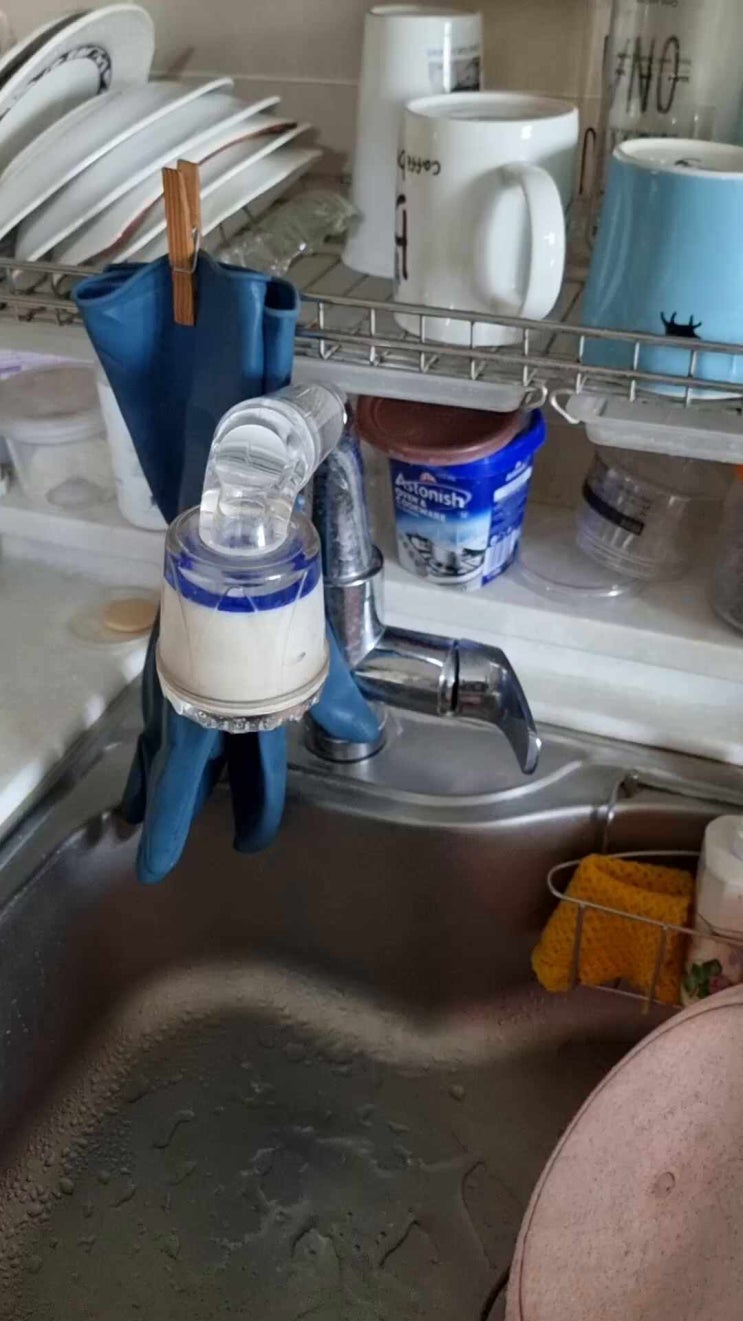 진영코아루 아파트 싱크대 절수 페달 설치 및 씽크세이버 연결하는 방법 네이버 블로그