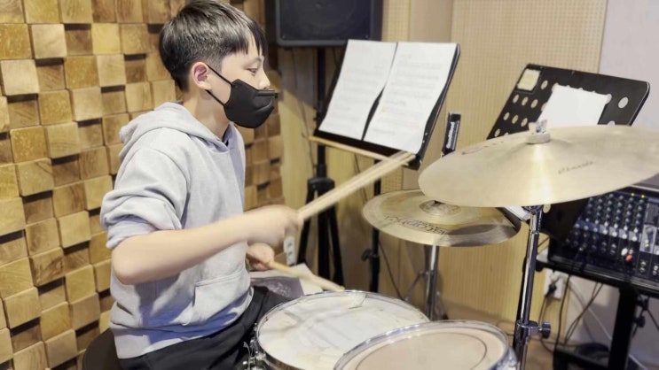 파주운정실용음악 더뮤직실용음악 더뮤직 수강생 드럼 연주 네이버 블로그
