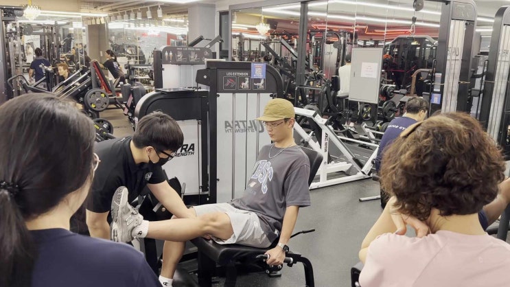 헬스 하체운동 머신 기구사용법 레그익스텐션 레그컬 힙어브덕션 하체루틴 수성구 만촌동헬스장 메이저짐 네이버 블로그