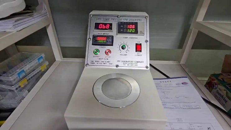 Digital Gel Time Tester Heating Plate / Gel Timer / 디지탈 겔타임테스터 / 동영상 ...