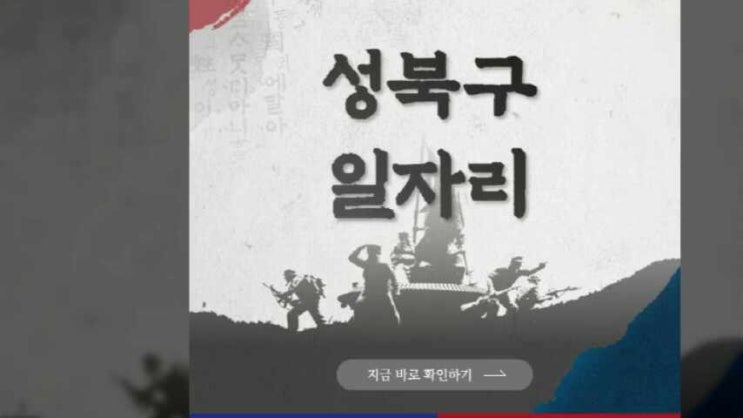 성북구청 일자리센터 구인구직 채용 직장인 온라인 투잡 여성 주부 일자리 단기 알바 네이버 블로그