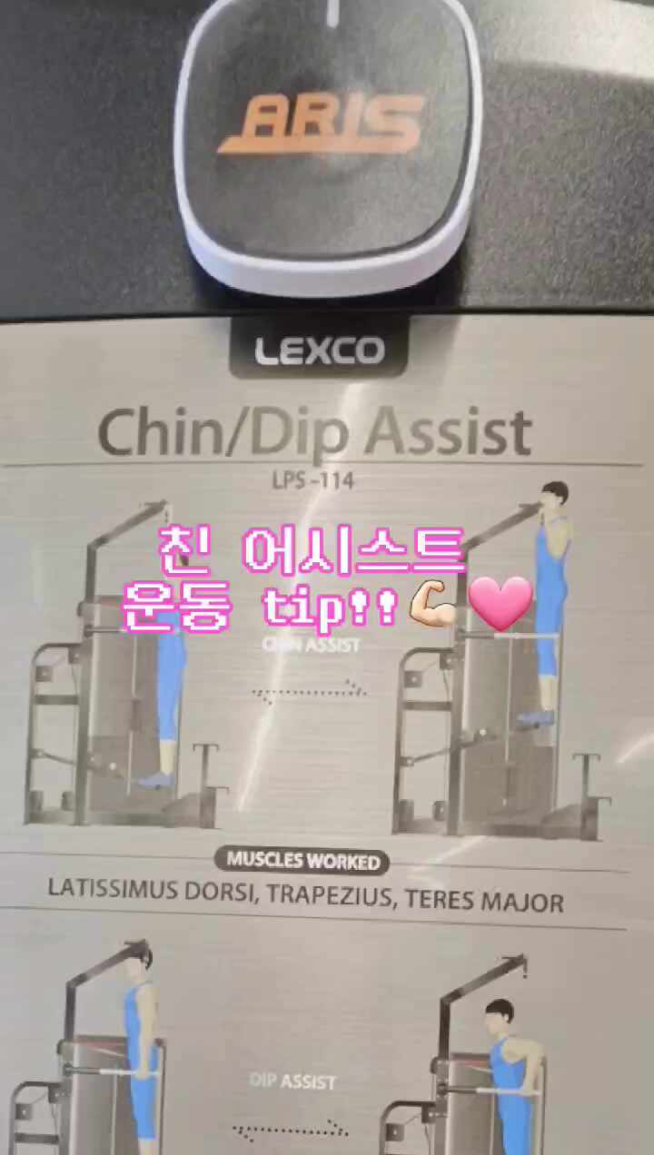 [ARIS THE GYM] 친 어시스트 운동 TIP!! : 네이버 블로그