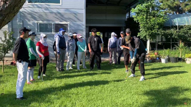 실전 파크골프 잘 치는 법 2 원하는 방향 보내는 방법 에임 잡는 방법 부산 사상 삼대 파크골프 사관학교 경산 일월 파크골프장 필드 레슨 2 네이버 블로그