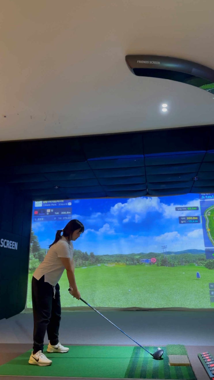 죽전 골프연습장 보정 스크린골프 프렌즈스크린 Mandj 골프아카데미 보정점 카카오스크린골프 네이버 블로그