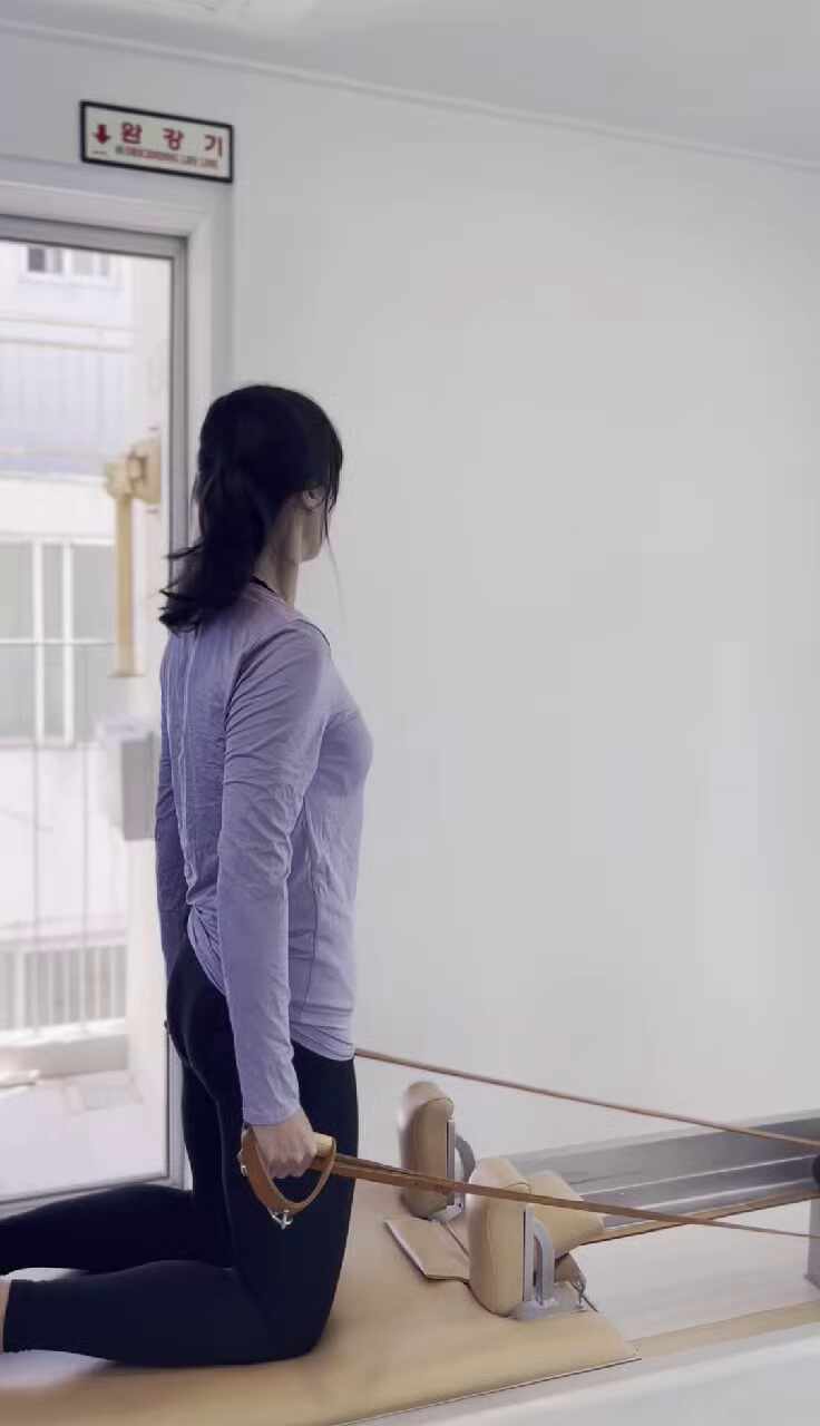 [해운대 달맞이 필라테스] 클래식 필라테스/ Advanced Reformer-Chest Expansion /상체운동1/부산클래식 ...