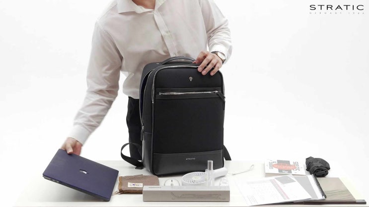 [Stratic] 스트라틱 보덴 백팩 BODEN BACKPACK What's in my backpack! 남자 가방 비즈니스 ...