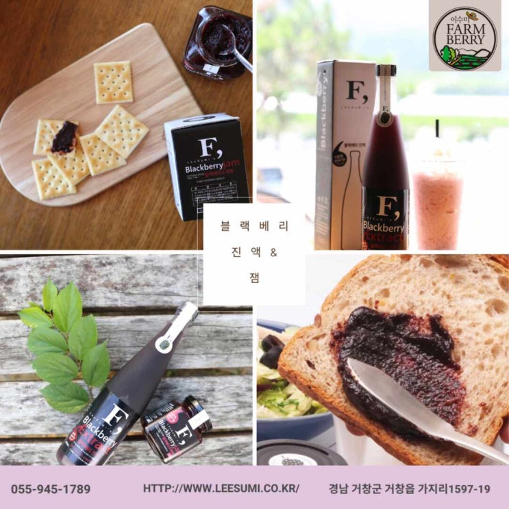 거창맛집 이수미팜베리에서 직접 키운 항암 항노화 항산화 다이어트에 좋은 유기농 국산 블랙베리 효능과 영양분블랙베리잼