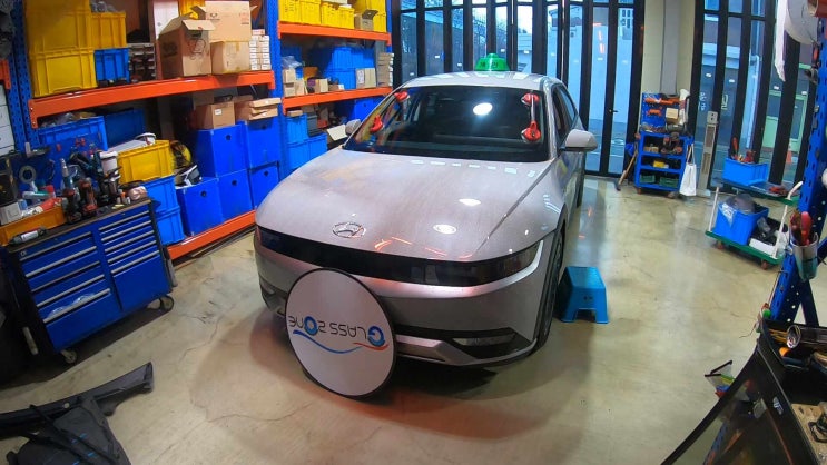 아이오닉5 앞유리교체 운전중 차유리 돌칩으로 깨진 Ionic 차음센서차선옵션 정품 전면유리교환 썬팅 설치과정과 전면유리교환 수리가격 조회팁 네이버 블로그