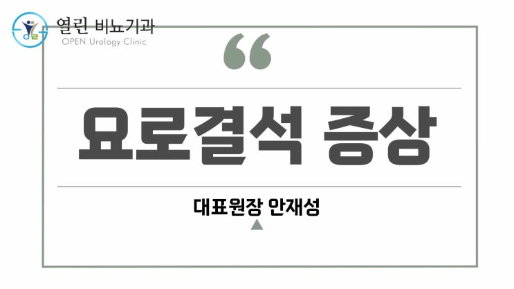 요로결석 증상 왼쪽 오른쪽 옆구리가 너무 아파요 허리아플때 하복부통증 혈뇨 고환통증 질하복부통증 요로결석통증 의심될때 동대문