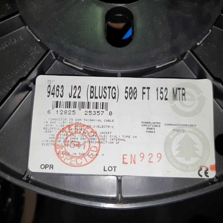 BELDEN 9463 150미터, BELDEN 라인레벨 오디오 케이블 베스트셀러 : 네이버 블로그