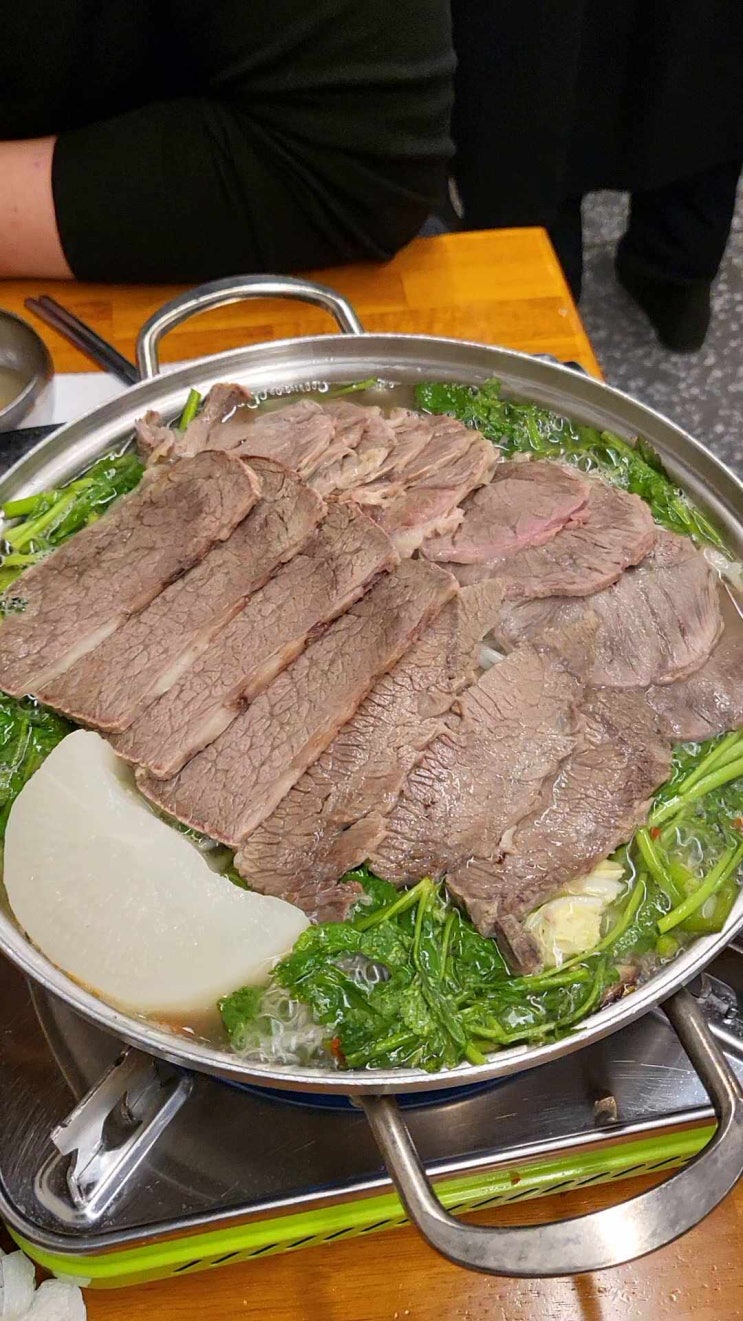 용리단길 내돈내산 능동미나리 육회비빔밥 수육전골평일 웨이팅 네이버 블로그