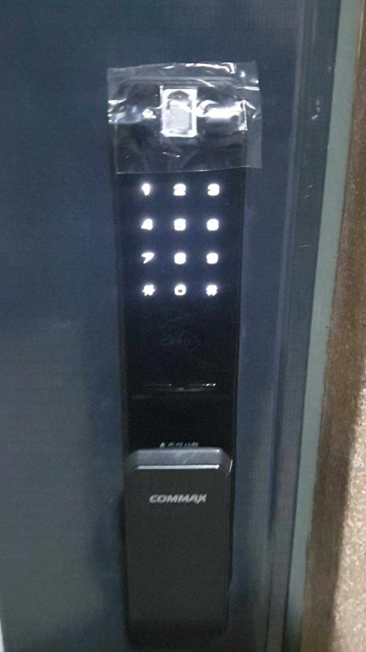 비디오폰에서 도어락 문열기! 수영구 현대 아이파크 코맥스 CAV 70Y. CDL-240P 지문 푸시풀 연결. 아파트 리모델링 공사중. 수영구.해운대구 번호키.비디오폰.인터폰 ...